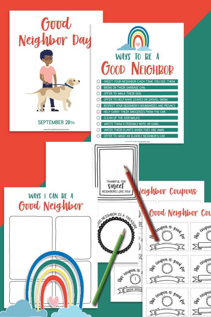 Good Neighbor Day Activity Pack - Thrive at Home Shop